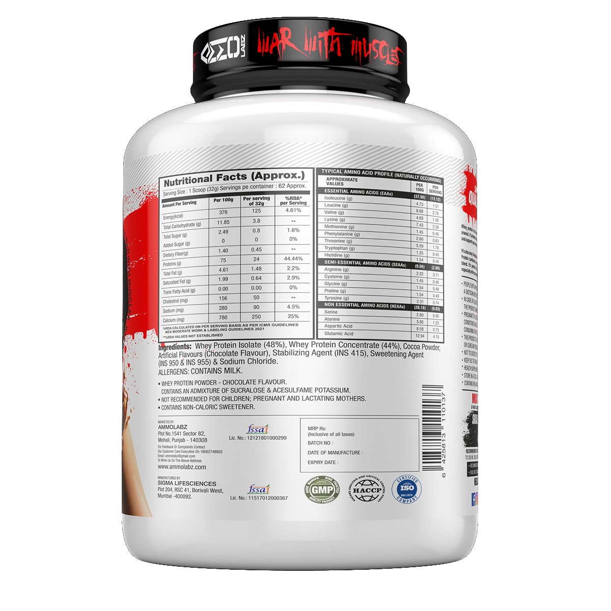 Scitron Premium Whey Protein Isolate [27g Protein Sugar], 48% OFF